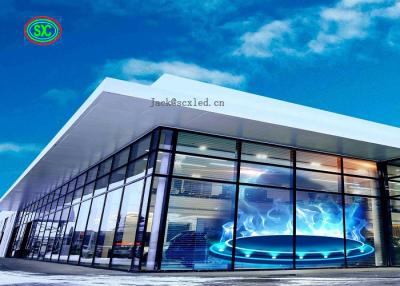 중국 1R1G1B 마술 투명 유리는 에너지 절약으로 상품진열 P3.91을 주도했습니다 판매용