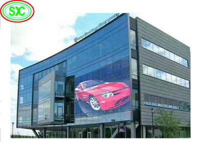 중국 극히 가벼운 야외 P3.91-P7.82 500*1000mm 캐비닛 크기 투명한 LED 벽 판매용