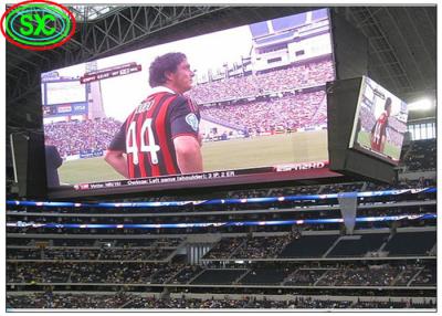 China Waterproof Live Performance 256*128mm P10 Stadium Perimeter LED Screen for sale