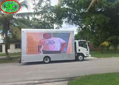 중국 P10 광고용 전체 컬러 모바일 LED 화면 / 야외 LED 비디오 디스플레이 판매용