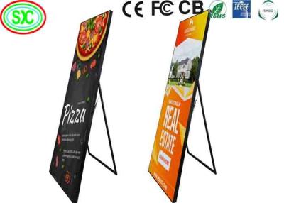 China Ultra High Definition Advertising Vertical P2.5 P3 LED Poster Display Can Display for sale