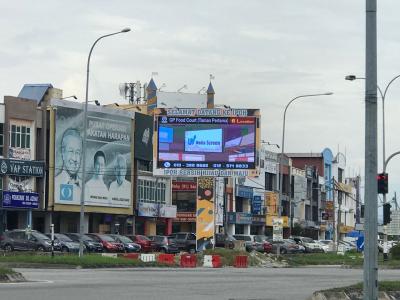China Advertising LED Screens 960x960 P10 P8 Full Color Advertising Billboard Panel Smd Outdoor Flexible Led Display Screen for sale