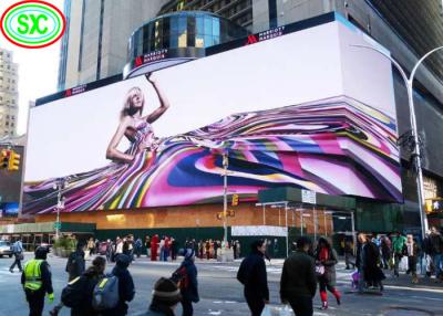 China High Brightness L Shape P8 Outdoor Full Color LED Display for Commercial Advertising 1/4 Scan L Shape P8 Outdoor for sale