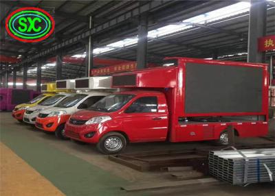 China Las caras del camión dos de la marca con P6/P8/P10 al aire libre llevaron la exhibición para la publicidad movible en venta