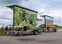 China Movable LED Trailer Sign Outdoor LED Display 6mm Pixel Pitch 6500 cd/m² Brightness for sale