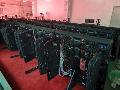 중국 축구 5500 시디 / 스큐텀 P10 경기장 주변 LED 디스플레이 960*960mm 판매용