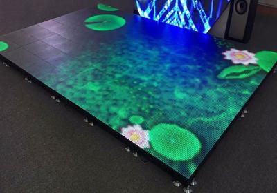 China Alta resolução Indoor / Outdoor P4.81 Full Color Led Dance Floor Factor For Bar event for sale