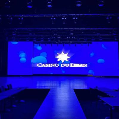 China Indoor 2.5mm Scan 1/32 Stage LED Screens Backdrop For Wedding  ，480x480mm，1200 cd brightness，3840hz refresh rate，Nova for sale