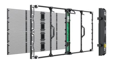 China Advertising P3.91 Led Display Led Curtain Wall Transparent Video Screen Glass Super Slim Indoor LED Visual Full Color 2 for sale