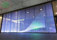 Cina Display LED trasparente per energia verde G3.91-7.82 1000*500mm per spettacolo a tenda in vendita