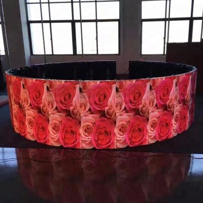 China 3.91mm Pixel Pitch 360 Graus cilindro LED Display Screen à venda