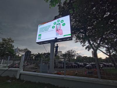 China Outdoor Sun 4X8 Commercial Led Display Exterior Walls Fixed Series Full Color P6 Smd2727 Screen Open Sign For Buildings for sale