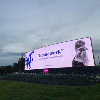 China Outdoor Sun 4X8 Commercial Led Display Exterior Walls Fixed Series Full Color P6 Smd2727 Screen Open Sign For Buildings for sale