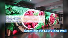 P2 LED Display Ultra Refresh Seamless Video Wall