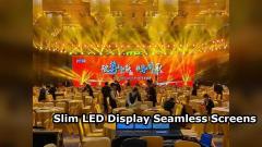 Slim LED Display: Fast Lock, Seamless Screens