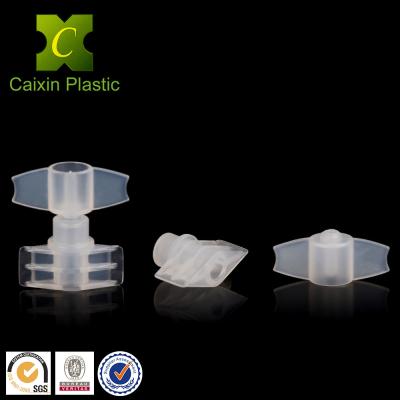 China Butterfly Screw Cap with 2.5mm Plastic Spout for Face Care Sachet for sale