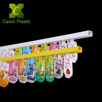 China PVC guide rail for spouted pouch, Plastic conduit, PVC display tube for sale