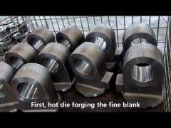 Customized Flange Forging Process Rolling Forging Quenching Heat Treatment Cylinder Assembly Assembly Custom Forgings