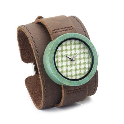 China Boy girls oem brand sport style fashion wooden wrist watch for sale