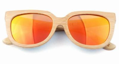 China Personality Popular brand your own logo wood sunglasses for beautiful ladies for sale