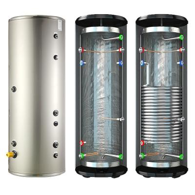 China Duplex 100L Pressure Water Tank Air Source Heat Pump Boiler Hot Water Heater Cylinder for sale