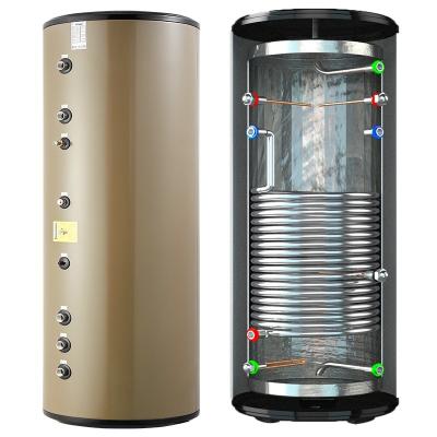 100L Stainless Steel Monoblock Heat Pump Water Heater for Freestanding Installation