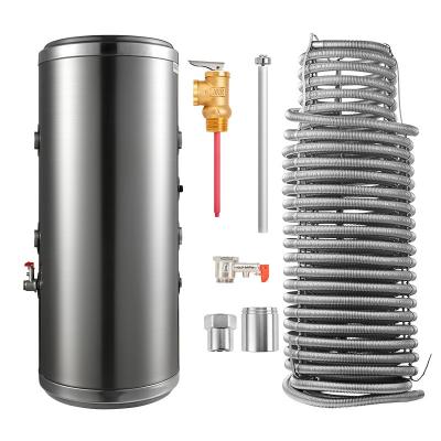 China 300L roestvrijstalen warmtepomp waterverwarmer voor wandmontage in buitenomgevingen Te koop