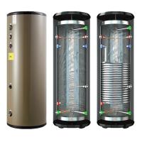 China Customizable Solar System For Heat Pump System Pressurized Hot Water Buffer Tank Storage for sale