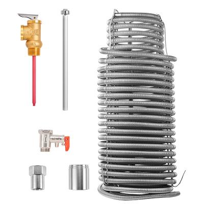 Cina Serbatoio idrico in acciaio inossidabile da 100-400L con pompa solare / pompa di calore / riscaldatore elettrico / caldaia a gas in vendita