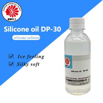 China High quality excellent softeness and smoothness silicone oil DP-30 textile agent for mellow finishing of various fabrics for sale