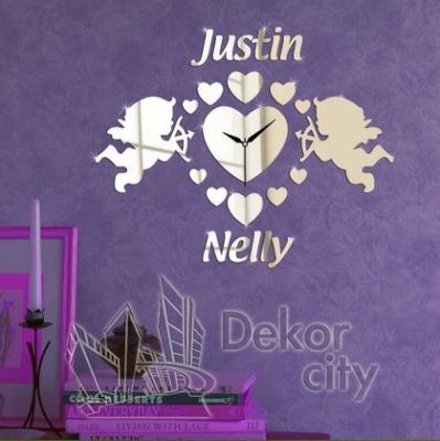 China new arrival vintage bedroom decor wall clock unique item1MM thick diy decoration wall for sale