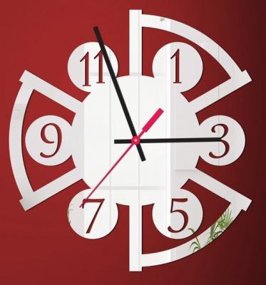 China Fashion DIY Self Adhesive Room home Interior Decoration Digit Number Wall Clock Wholesale for sale
