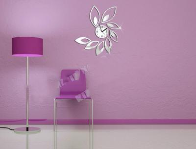 China Fashion Best Selling DIY Wall Clock Home Decoration Number Wall Clock Silver Wall Clock for sale