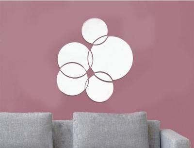 China Fashion Bedroom Decorations DIY Decorative Acrylic Bathroom Mirror Round Wall Stickers for sale