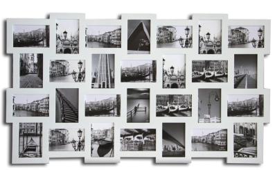 China large photo frame wood photo frame white photo frame multi picture photo frame home decor for sale