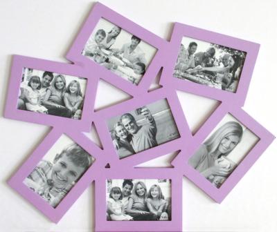 China wholesale wood photo frame 9 opening photo frame multi photo frame home decoration for sale