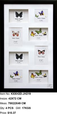 China Hot sale plastic photo frame white photo frame multi photo frame home decoration for sale