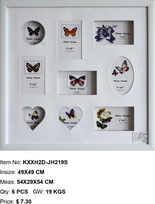 China 3d photo frame PS photo frame multi picture photo frame home decor wholesale photo frame for sale