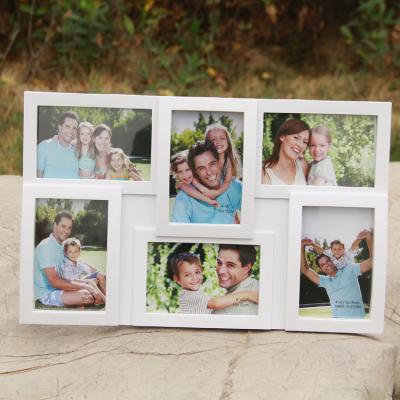 China six pictures photo frames collage,large photo collage frames for sale