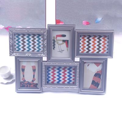 China Chinese Manufacturer hot sale Collage Photo Frame with 6 multi opening for Wall Decor for sale