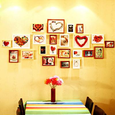 China Factory price solid wood photo wall Nature& Art natual home decoration supplier photo wall for sale