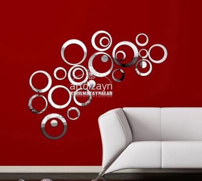 China DIY crystal mirror stickers style 3d wall stickers wall decorations stereo circle wall for sale