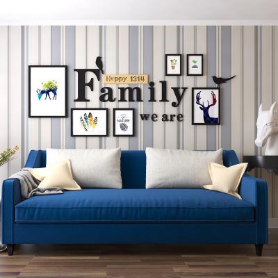 China Family Photo Wall Wood Picture Frame Hanging Frames Wholesale for sale