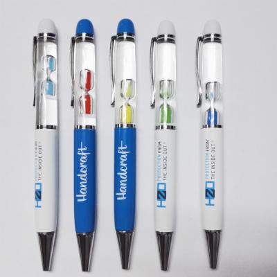 China High Quality Professional Custom Logo Promotional 3D Liquid Floating Pen for sale