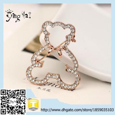 China Fashion vintage lovely Factory wholesale new design Gold Plated Panda for sale