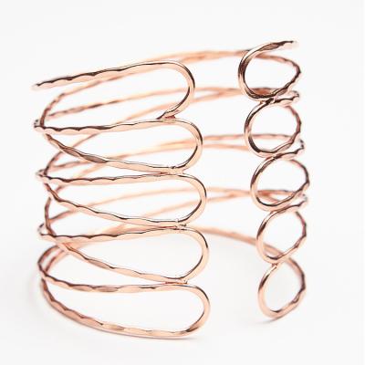 China New Fashion Bohemian Ethnic Upper Arm Bracelet Vintage Open Bangle Bracelet For Women Armlet Arm Cuff for sale