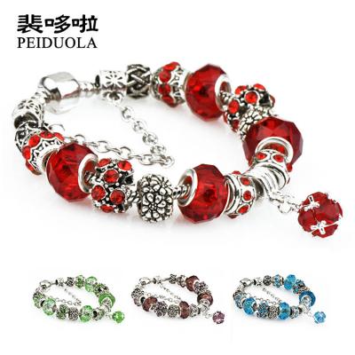 China lastest DIY women fashion  Sapphire Theme Wholesale Charms Bracelet Charms Stainless Steel Charms for sale