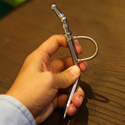 China 2017 New Fidget Spinner Think ink pen Cube Antistress Fidget pen Magnetic metal pen Relieve stress Toys for sale