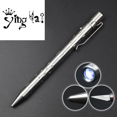 China New style multifunction aircraft multi founctional Emergency tactical pen with led light ballpoint pen for sale