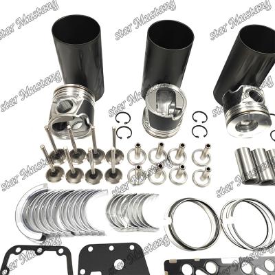 Cina S4D104-1 F4GE Overhaul Rebuild Kit Cylinder Liner Piston With Pin Kit Valve Seat Valve Guide Gasket Kit For Komatsu in vendita